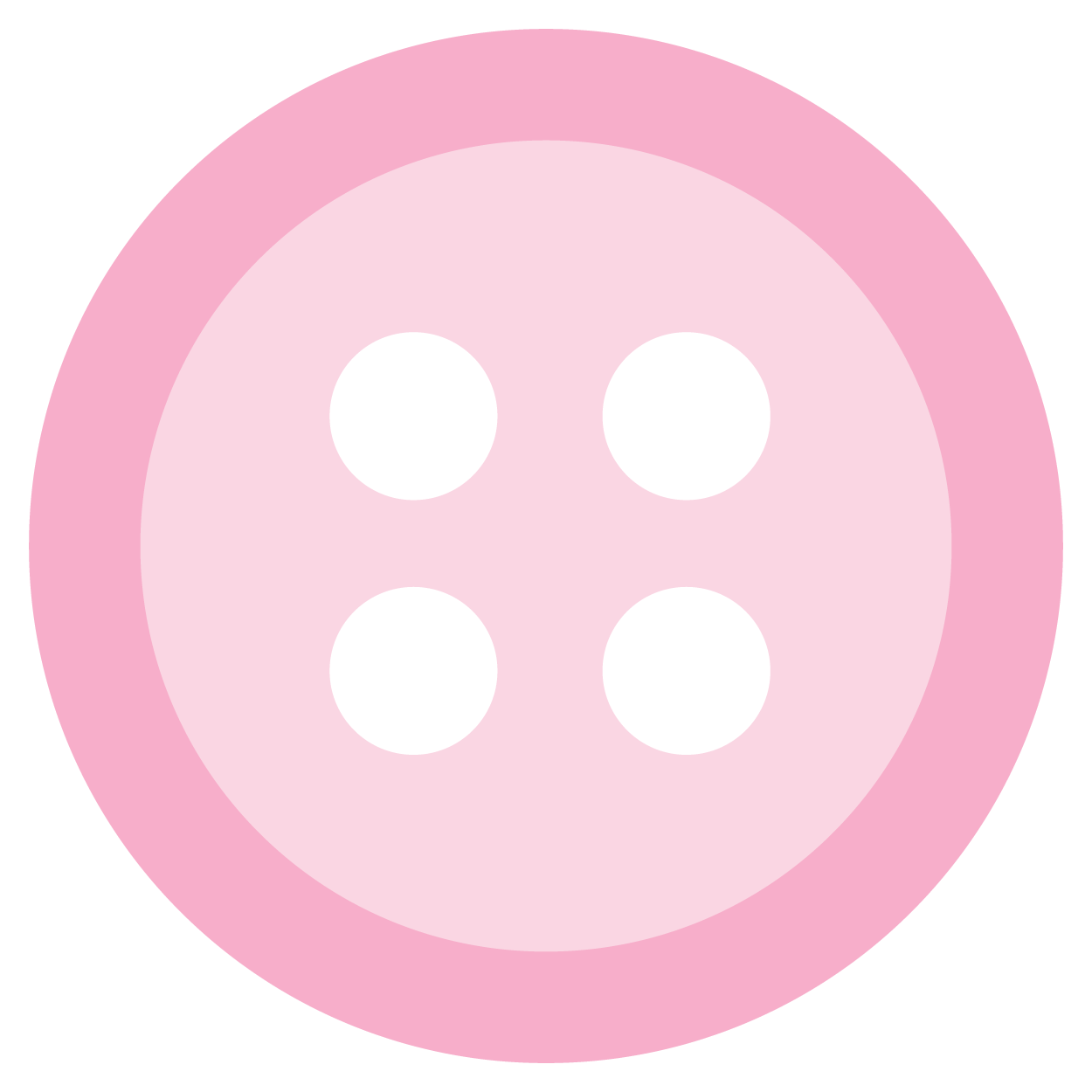 Light Pink Button - Sew Mary Modern Light Pink Button - Sew Mary Modern